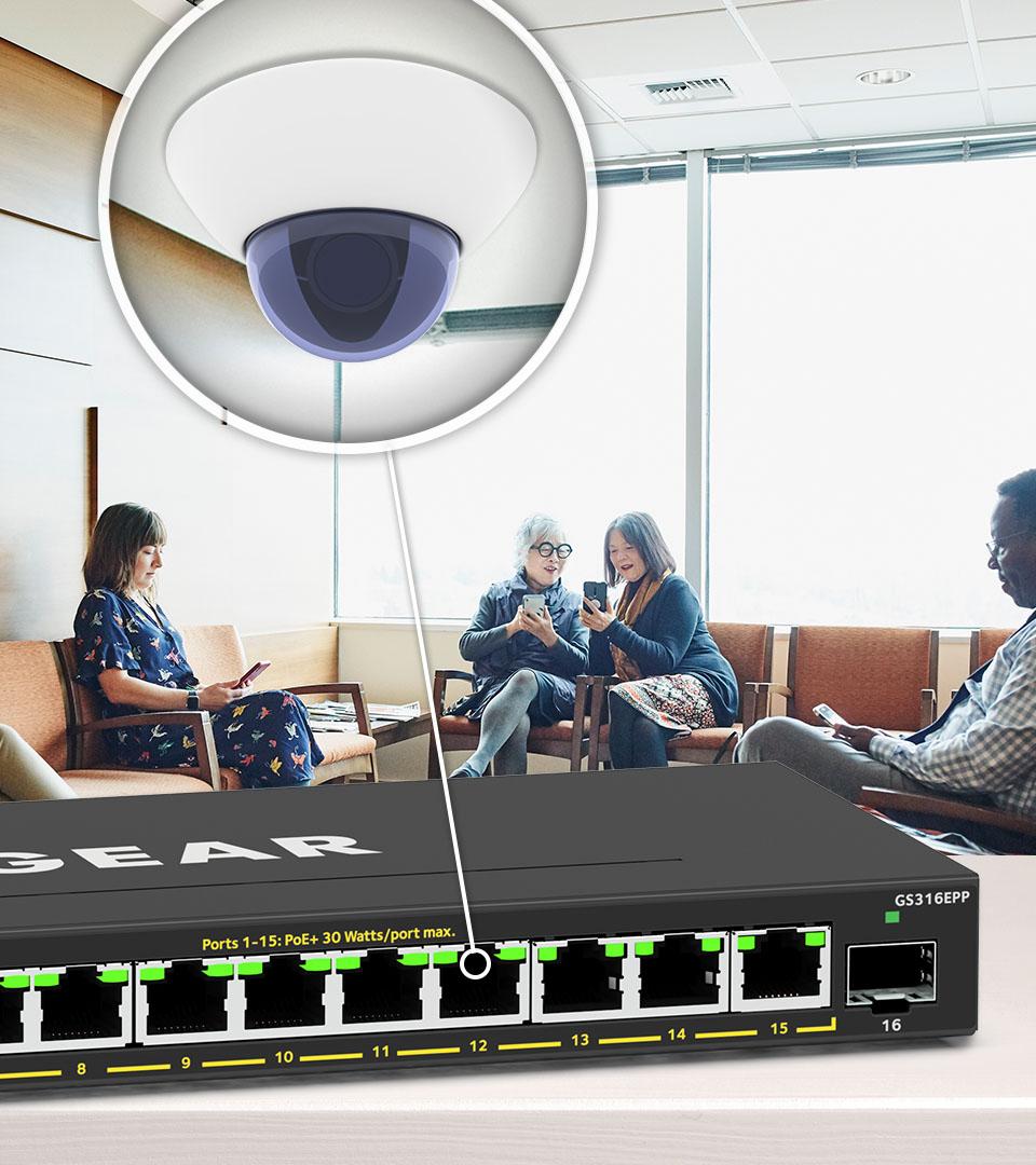 GS316EPP-100JPS ― PoE+対応 (231W)ギガビット15ポートSFP 1スロット アンマネージプラススイッチ｜テック ...