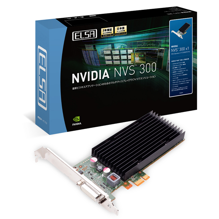 ELSA Japan NVIDIA NVS 300x1｜テックウインド株式会社